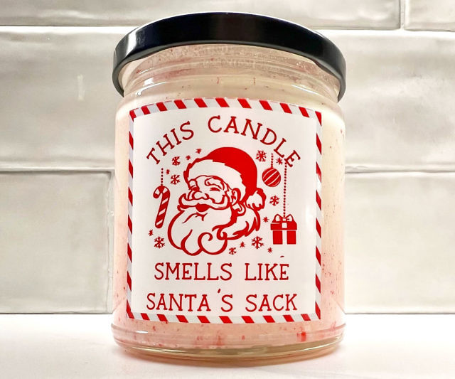 Santa’s Sack Candle