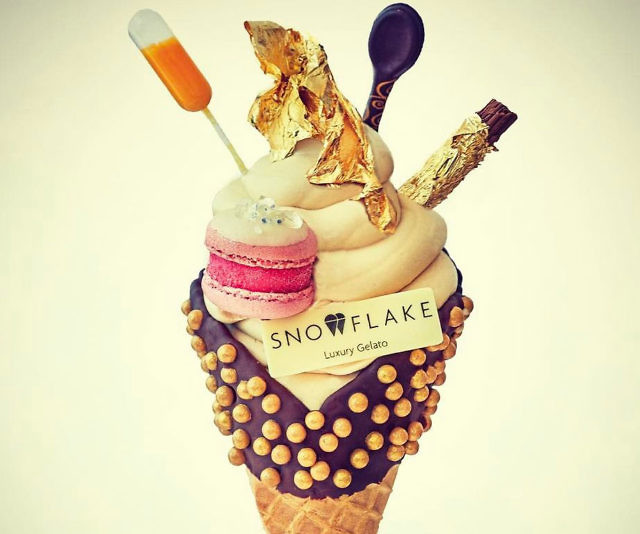 Real Diamonds And Gold Ice Cream