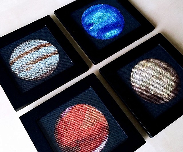 Solar System Cross Stitch Patterns