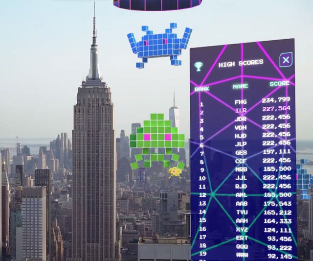 Space Invaders World Defense AR Game
