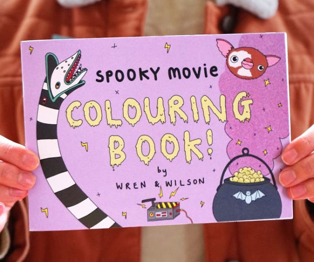 Spooky Movie Coloring Book