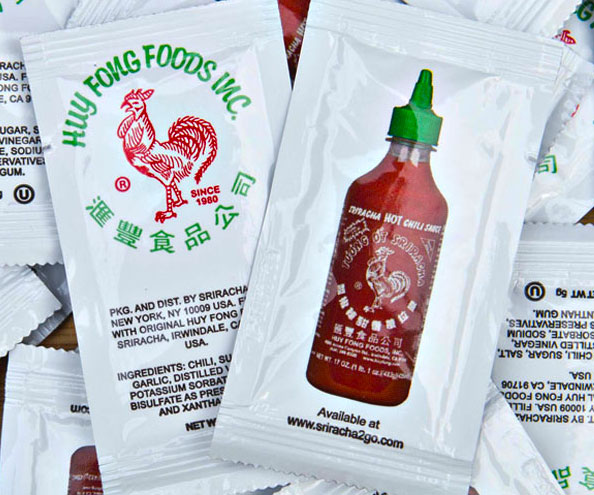 Individual Sriracha Packets