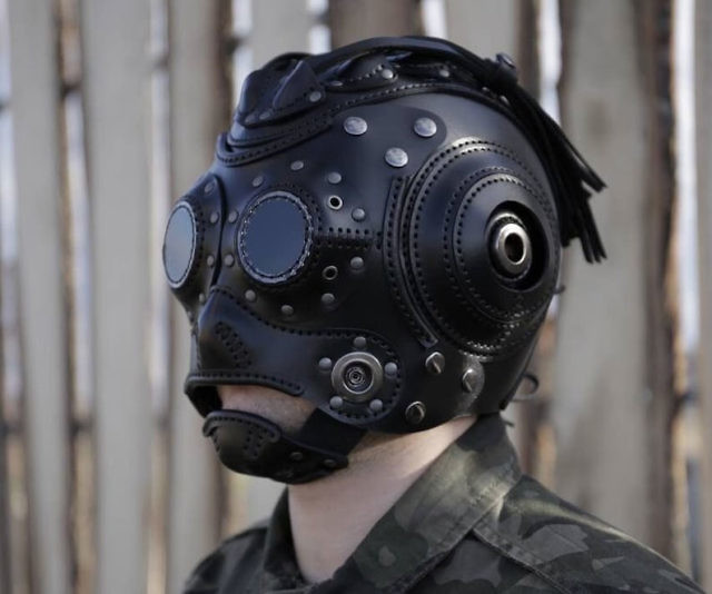 Steampunk Leather Mask