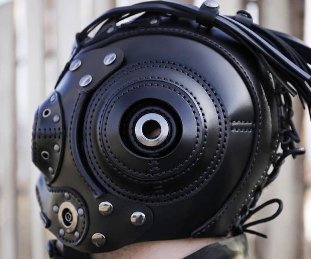 Steampunk Leather Mask
