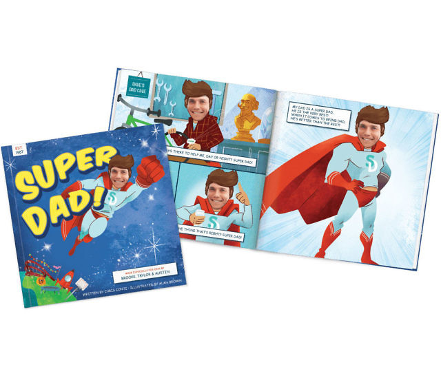 Super Dad Personalized Comic Book