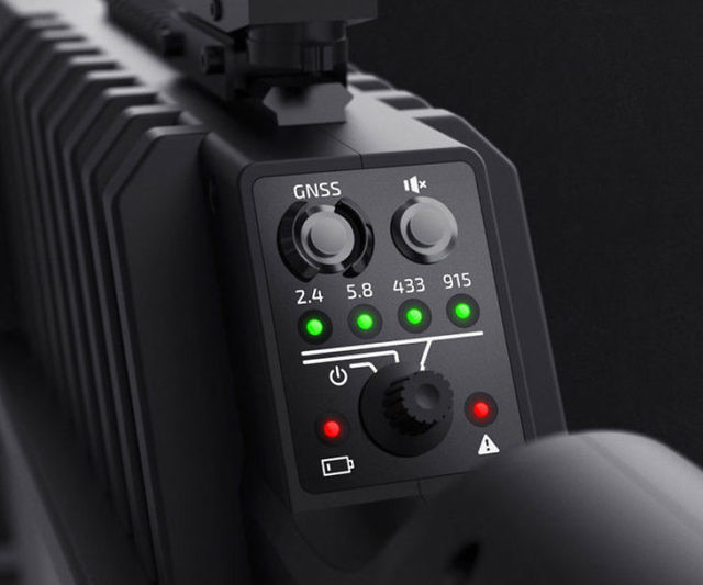 Tactical Drone Jamming Gun