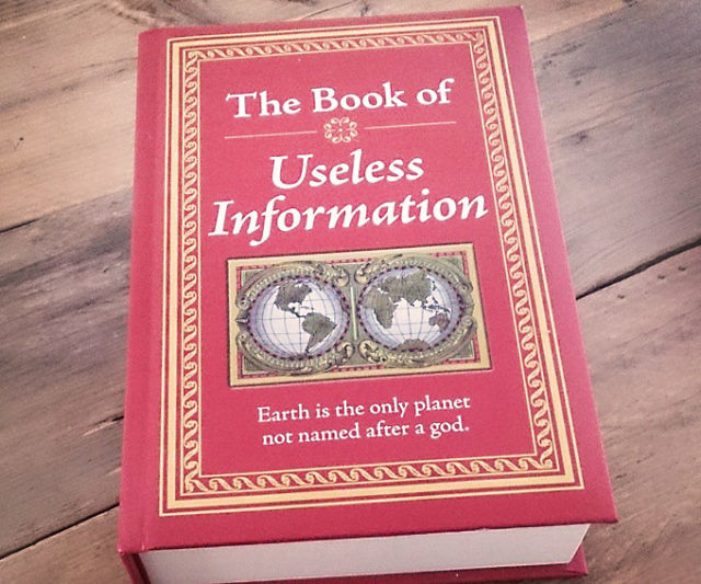 The Book Of Useless Information