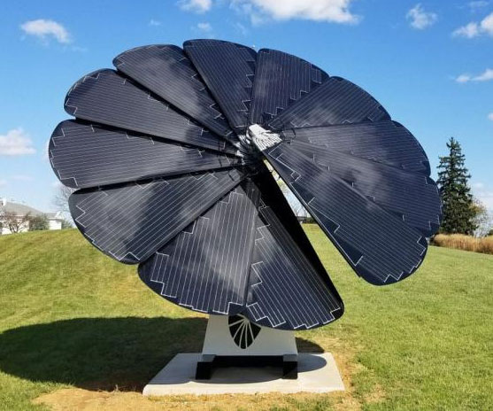 The Smart Sun Following Solar Flower