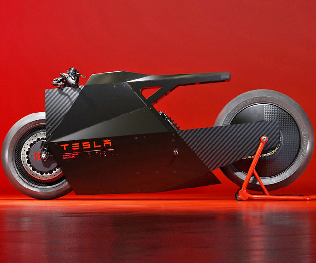 The Sokudo Tesla Motorcycle Concept
