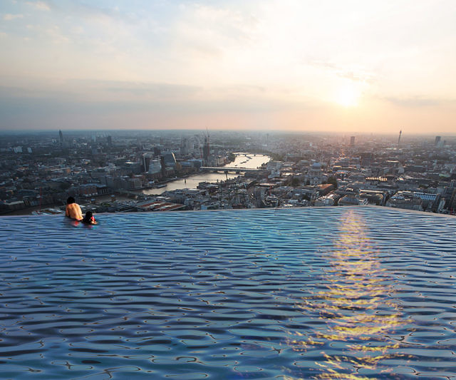 360° Rooftop Infinity Pool