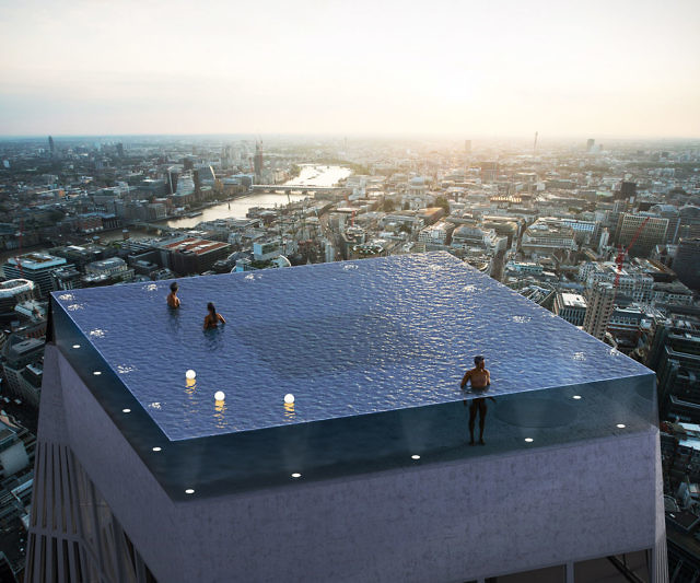 360° Rooftop Infinity Pool