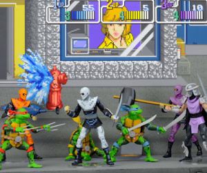 TMNT Arcade Game Action Figures