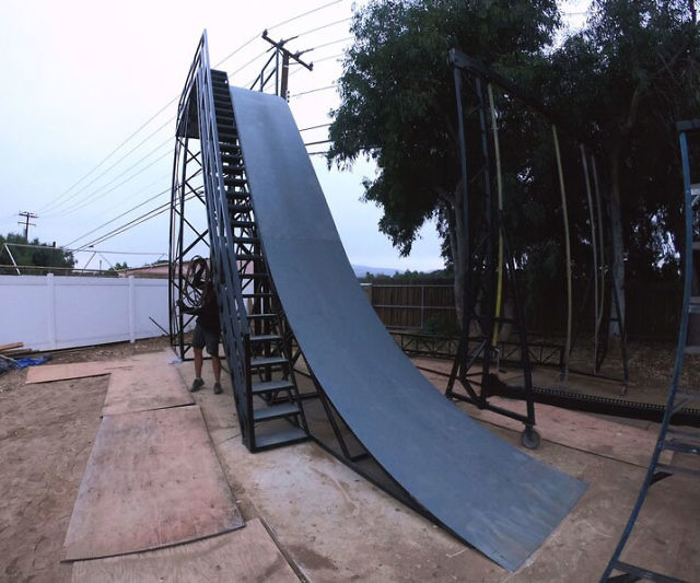 Giant BMX Ramp