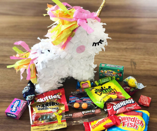 Unicorn Mini Piñata Party In A Box