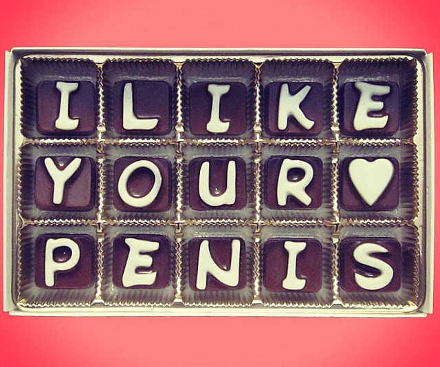 Valentine’s Custom Chocolate Messages