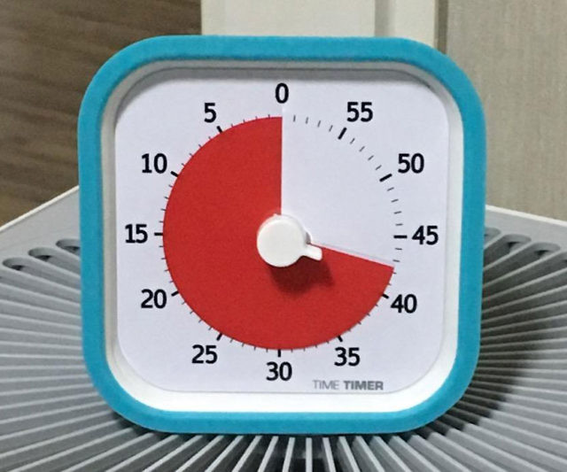 Visual Countdown Analog Clock Timer