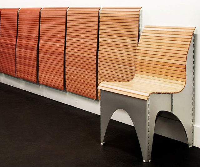 Wall Mounted Fold Down Chair