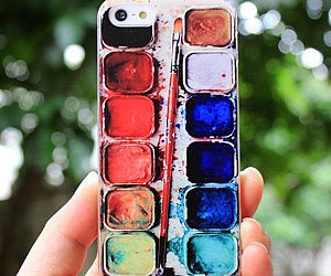 Watercolor Set iPhone Case