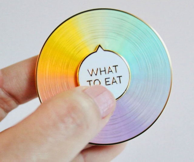 What To Eat Spinner Pin