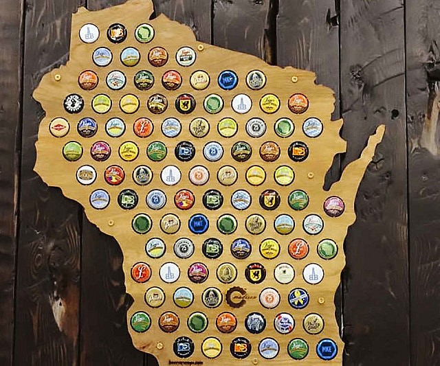 Beer Cap Maps