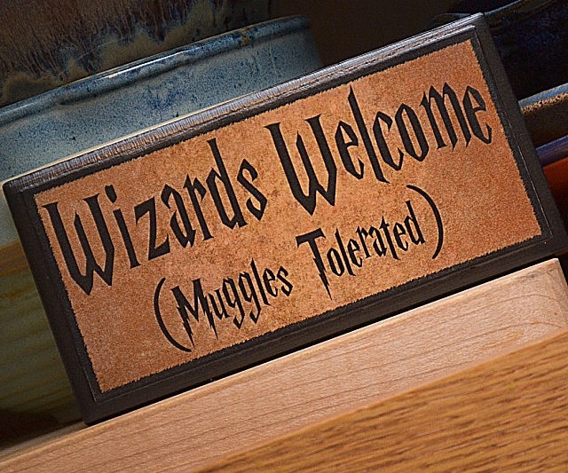 Wizards Welcome Sign