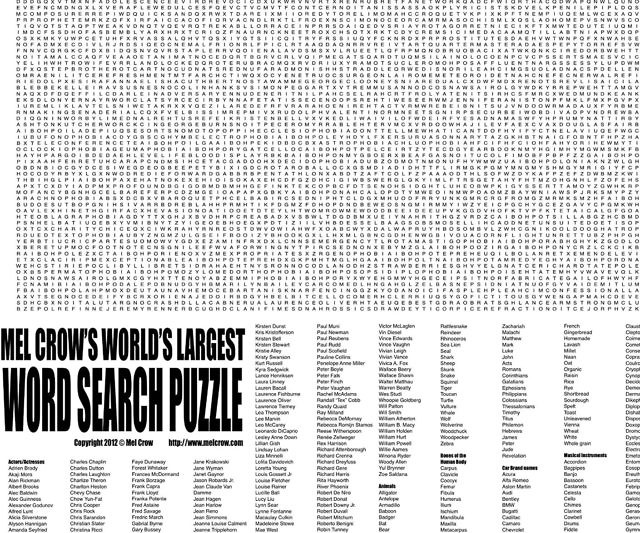 World s Largest Word Search Was At The Great Escape 48 OFF World s Largest Word Search Was At The Great Escape 48 OFF