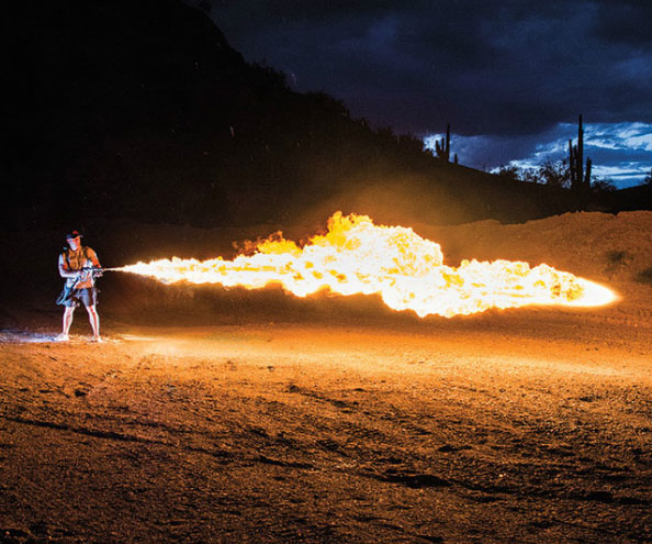 X15 High Pressure Flamethrower