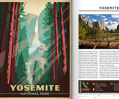 Illustrated National Parks Book