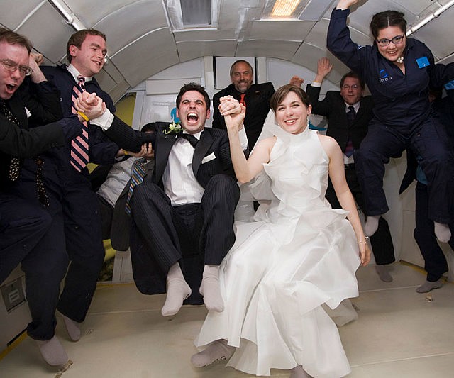Parabolic Flight Wedding