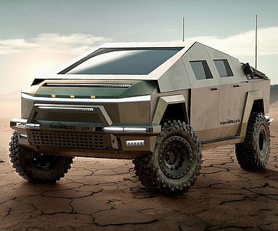 Archimedes Sting Tactical Cybertruck