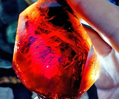 Brazilian Scarlet Red Imperial Topaz