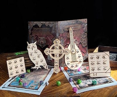 D&D Wood Spell Slot Tracker