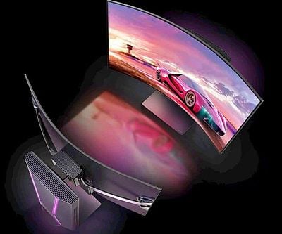 LG OLED Flex Bendable Gaming Monitor