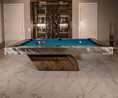 Luxury Billiard Room Aquarium