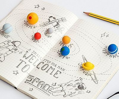 Foosball Pencil Erasers