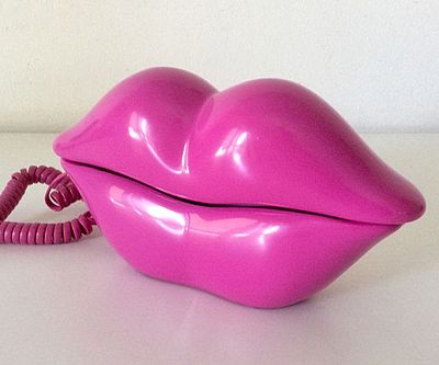 Vintage Hot Punk Lips Phone