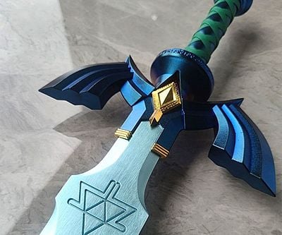 Life Size Master Sword 3D Printed Kit Legend of Zelda Breath of ...